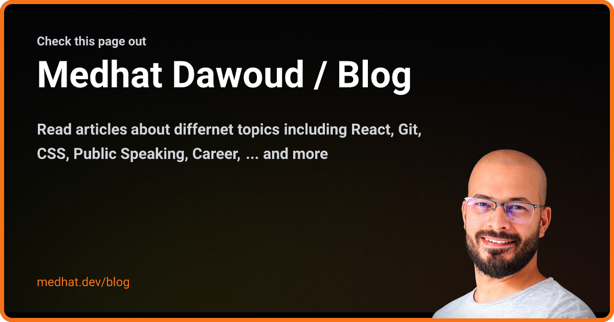 Medhat Dawoud | Blog